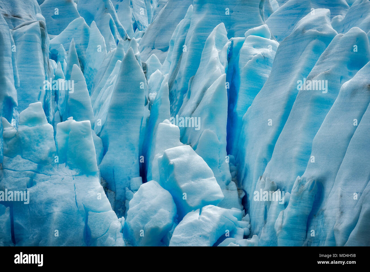Lago Grey Glacier. Lago Grey lake in Torres del Paine National Park ...