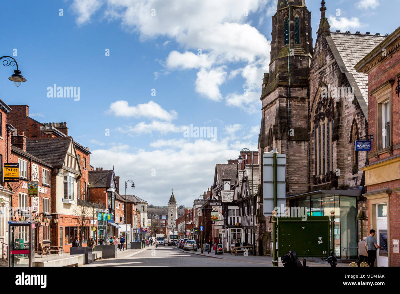 Leek town centre hi-res stock photography and images - Alamy