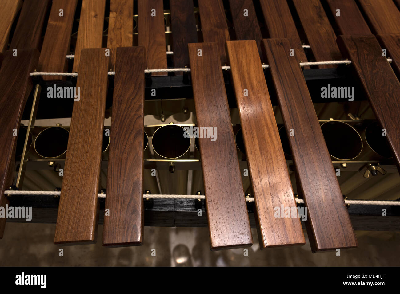 wooden marimba close up Stock Photo - Alamy