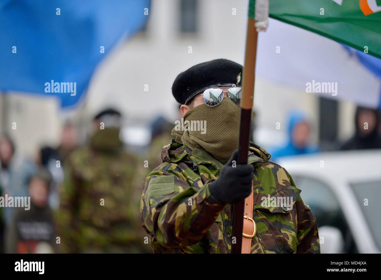 Masked ira man hi-res stock photography and images - Alamy