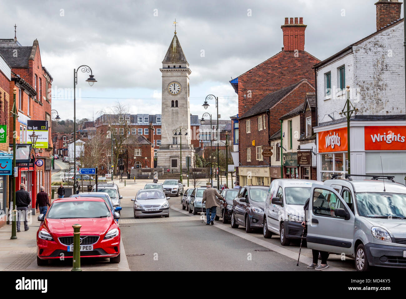 Nicholson War Memorial, clock, England's tallest, war memorial,Leek ...