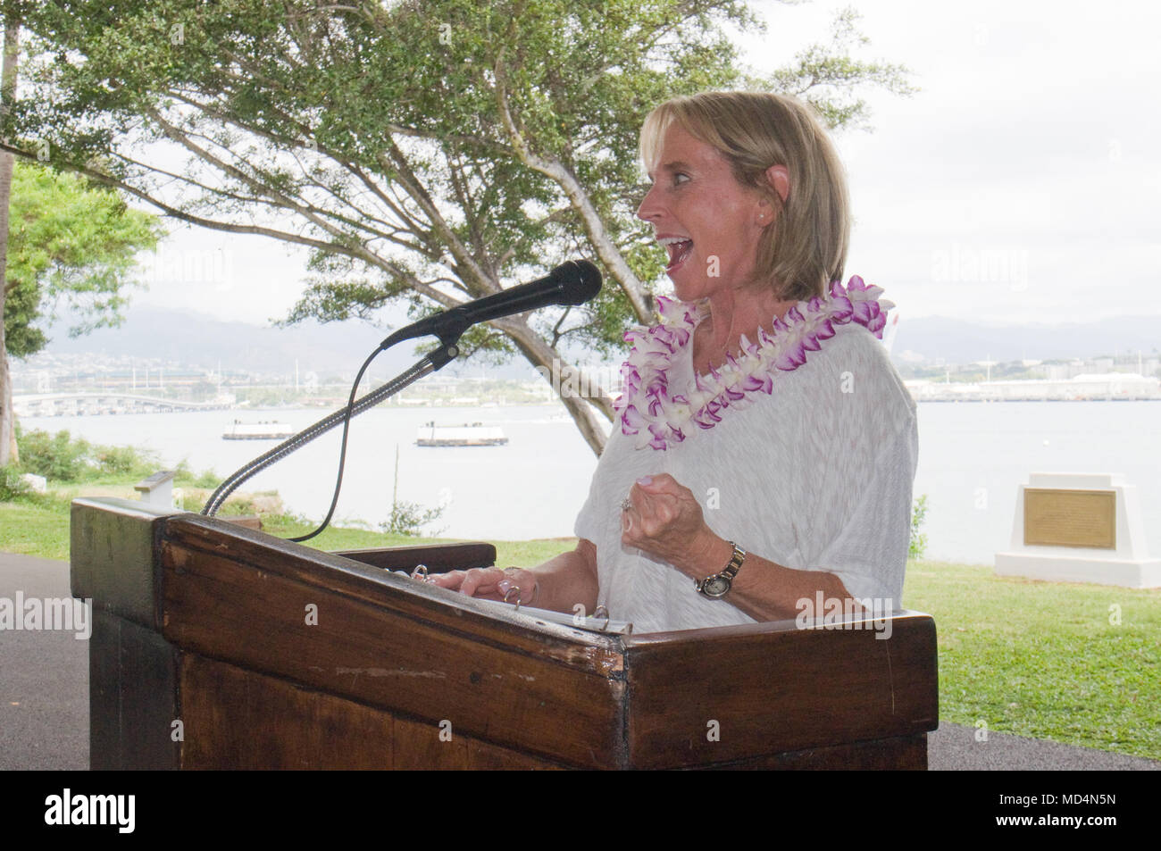 FORD ISLAND — Christine Altendorf, the director of the Pacific Region ...