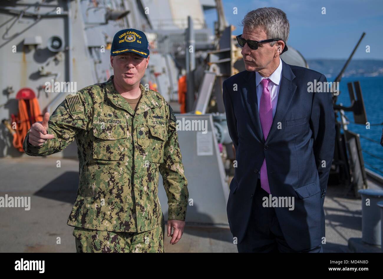 180319-N-KA046-0267 SOUDA BAY, Greece (March 19, 2018) Cmdr. Peter ...