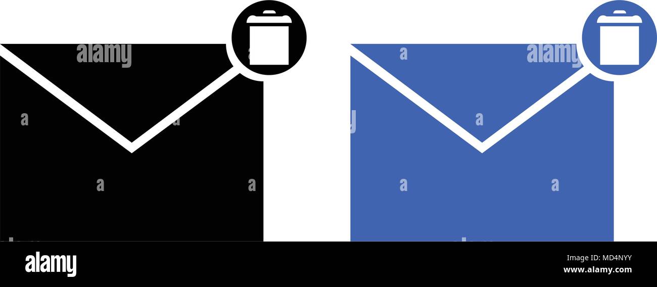 Delete message icon Stock Vector Image & Art - Alamy