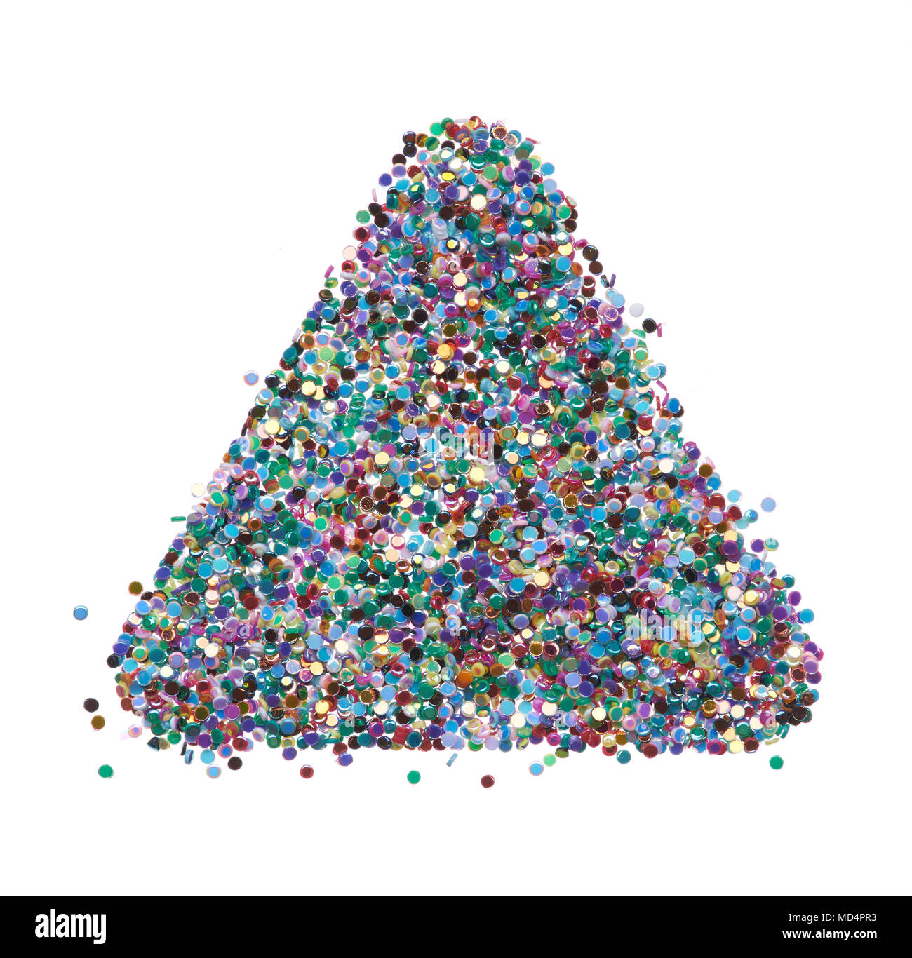 Bright and original background of multicolored dots, in the form of a ...