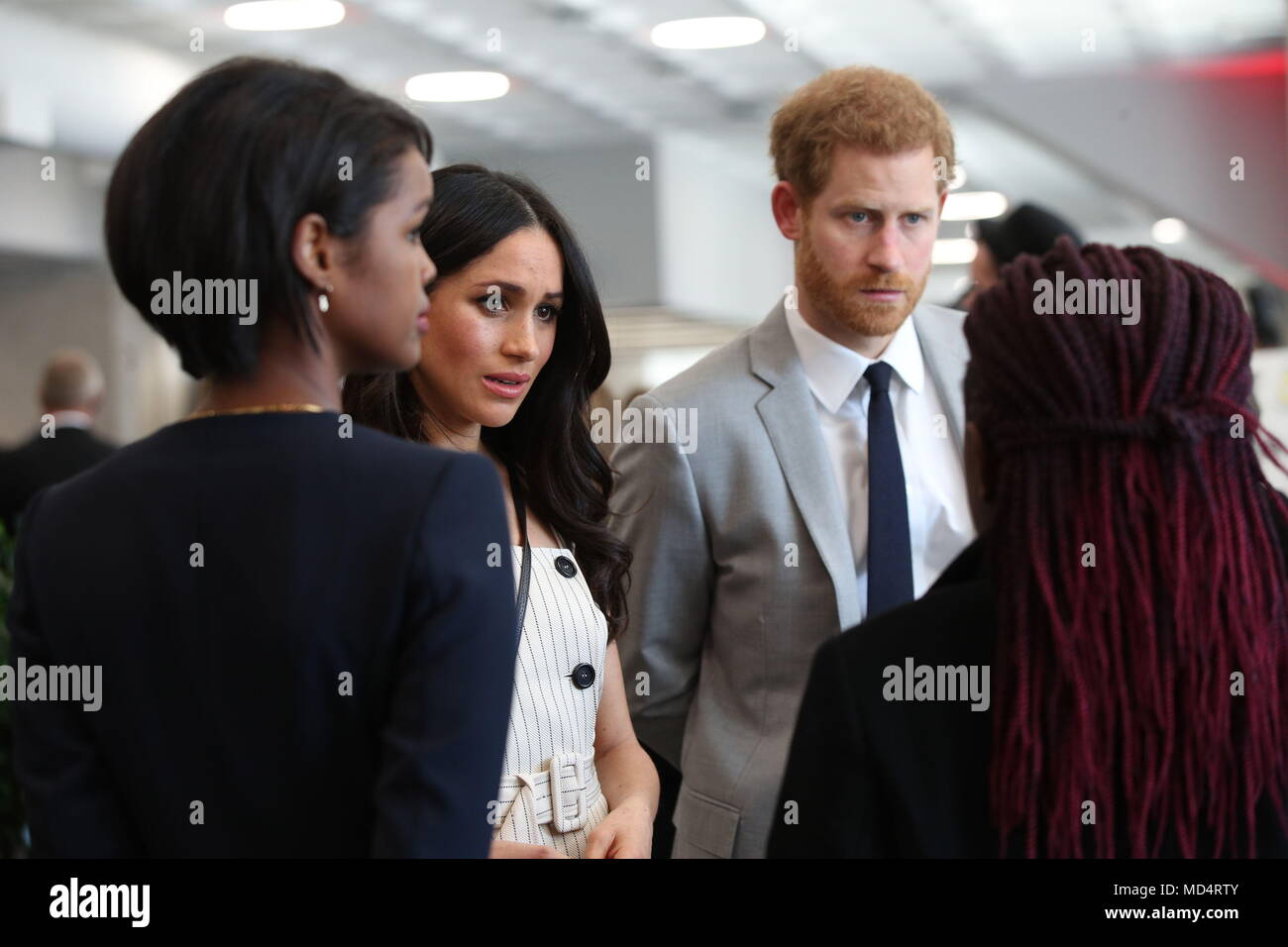 Meghan Markle Both Centre Talk High Resolution Stock Photography and ...