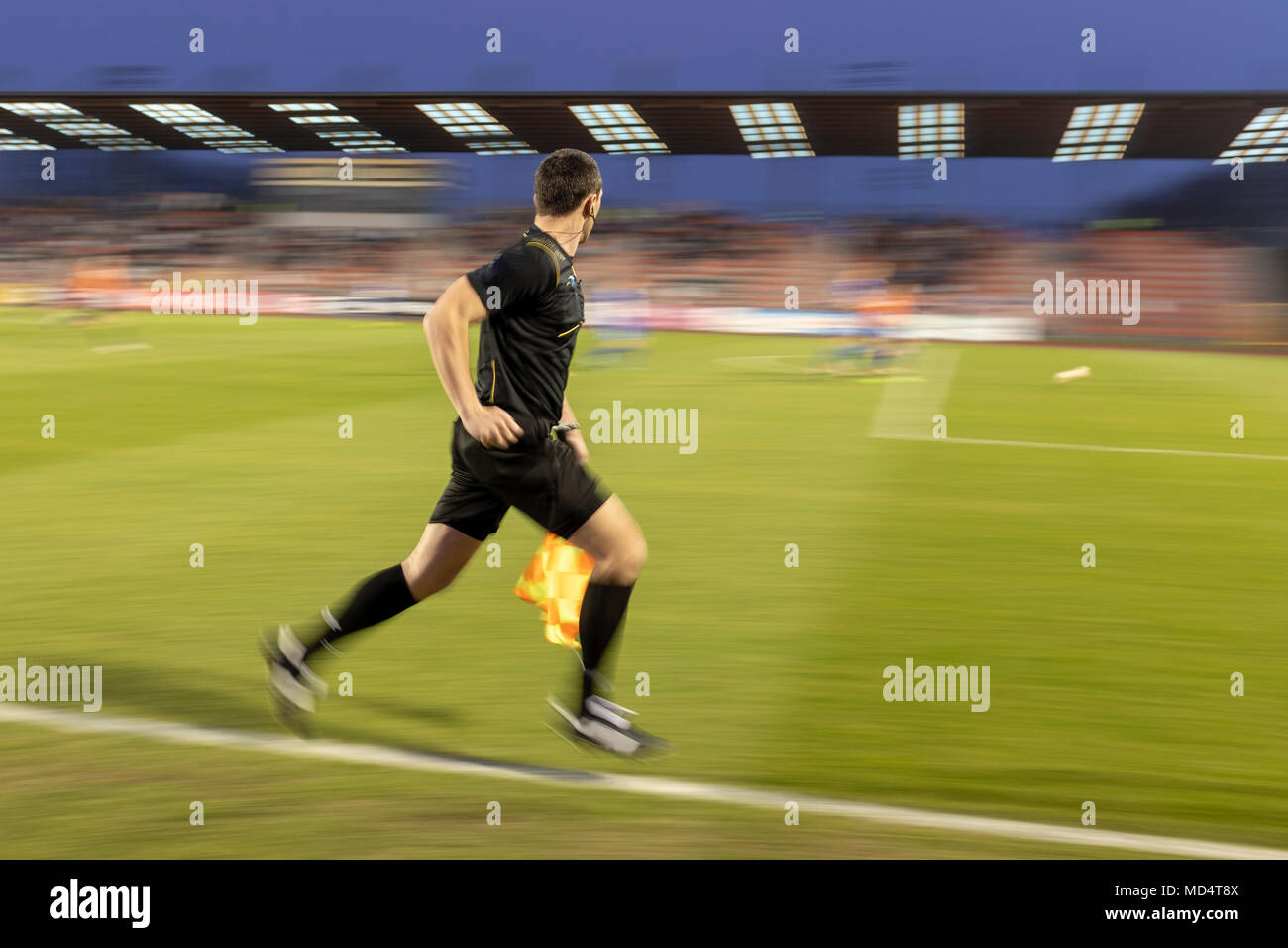 Professional soccer referee hi-res stock photography and images - Alamy