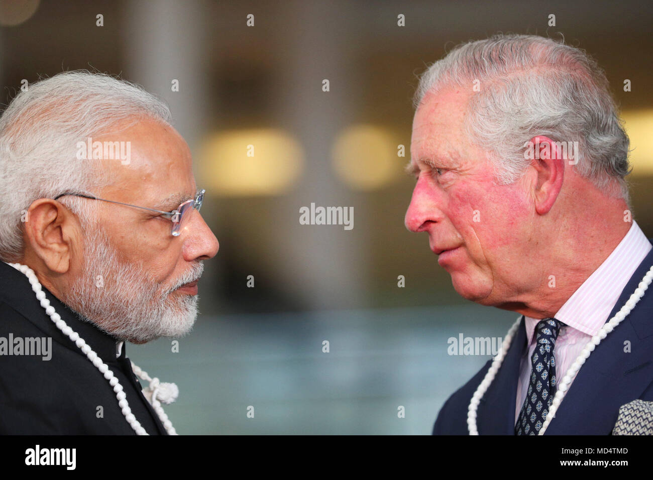 Prime minister modi prince charles hi-res stock photography and images ...