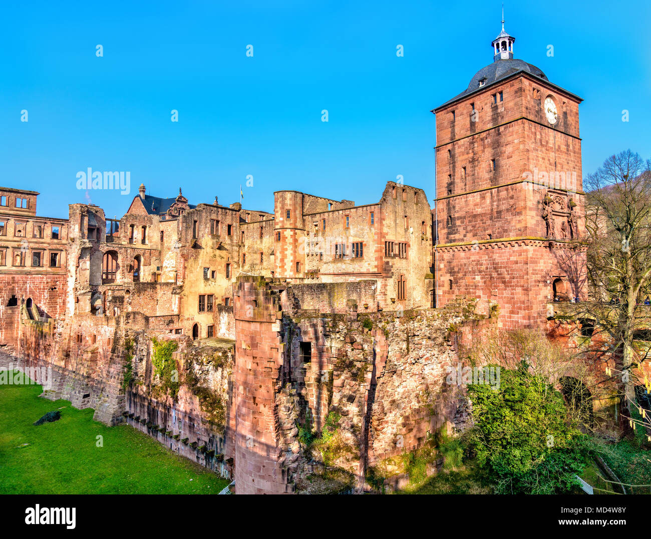 Schloss in heidelberg castle in heidelberg hi-res stock photography and ...