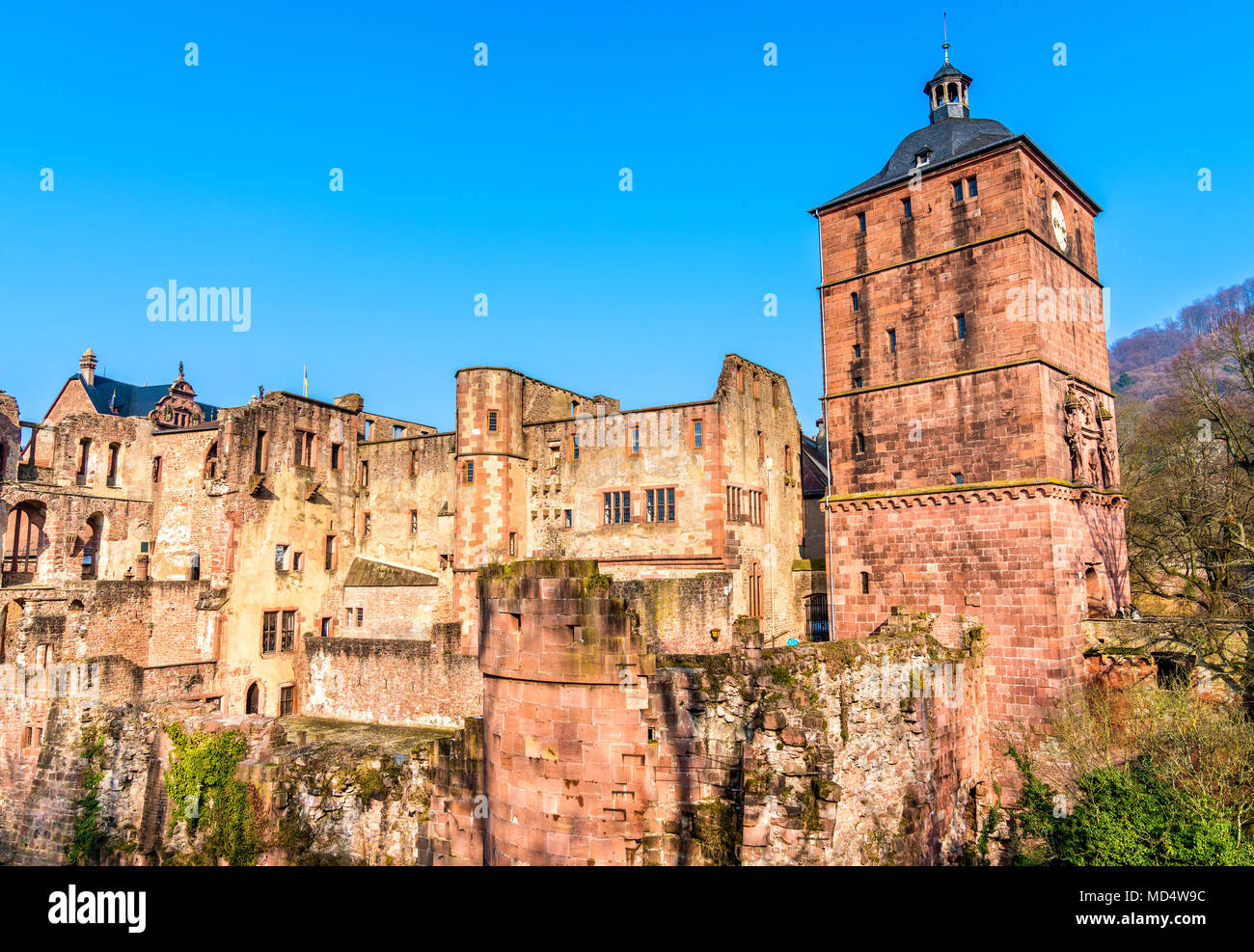 Castle ruins heidelberg schloss hi-res stock photography and images - Alamy