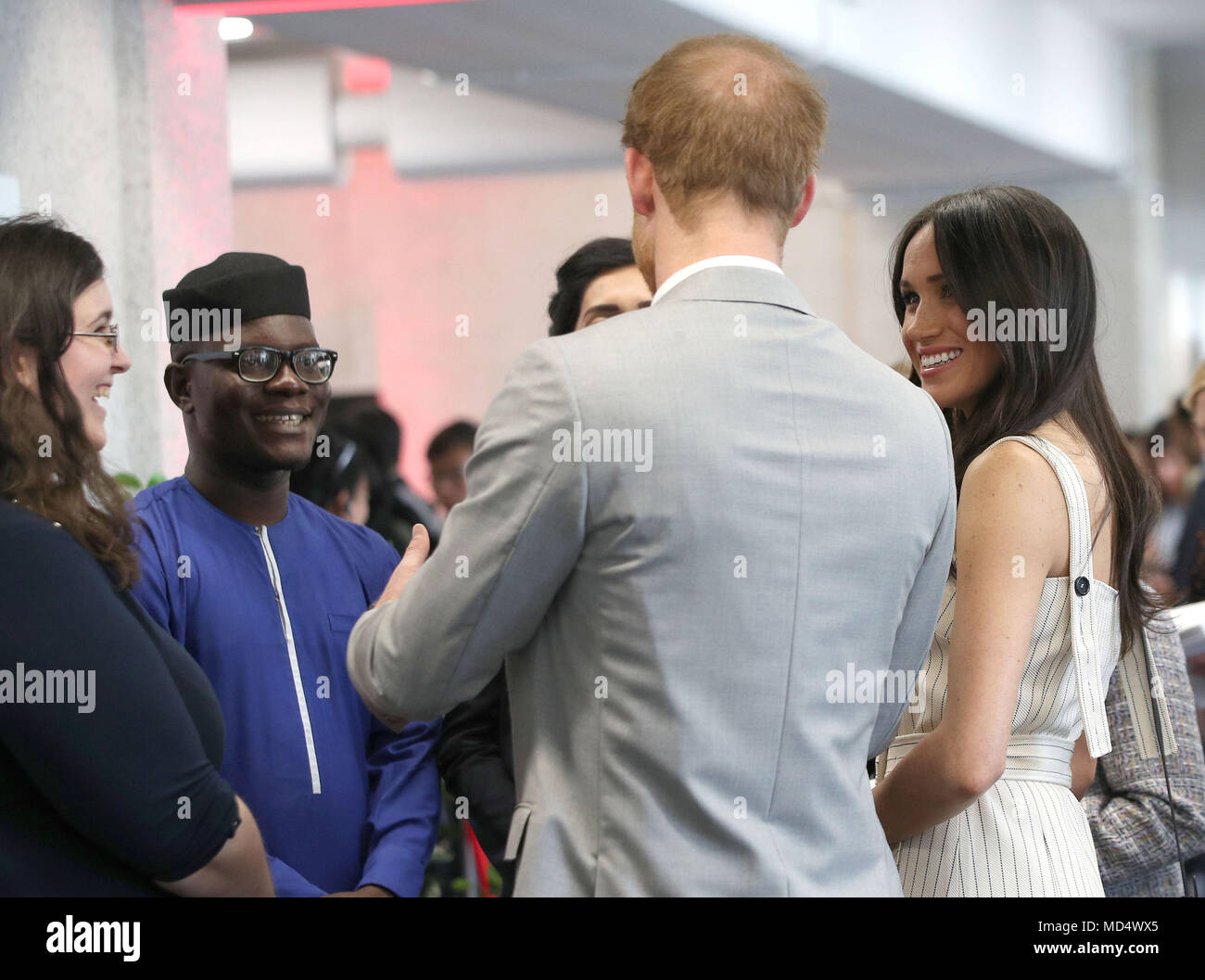 Meghan markle both centre talk hi-res stock photography and images - Alamy