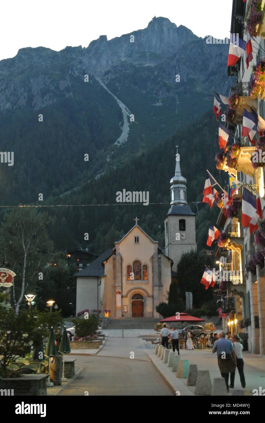 Chamonix, Mont Blanc, French Alps Stock Photo - Alamy
