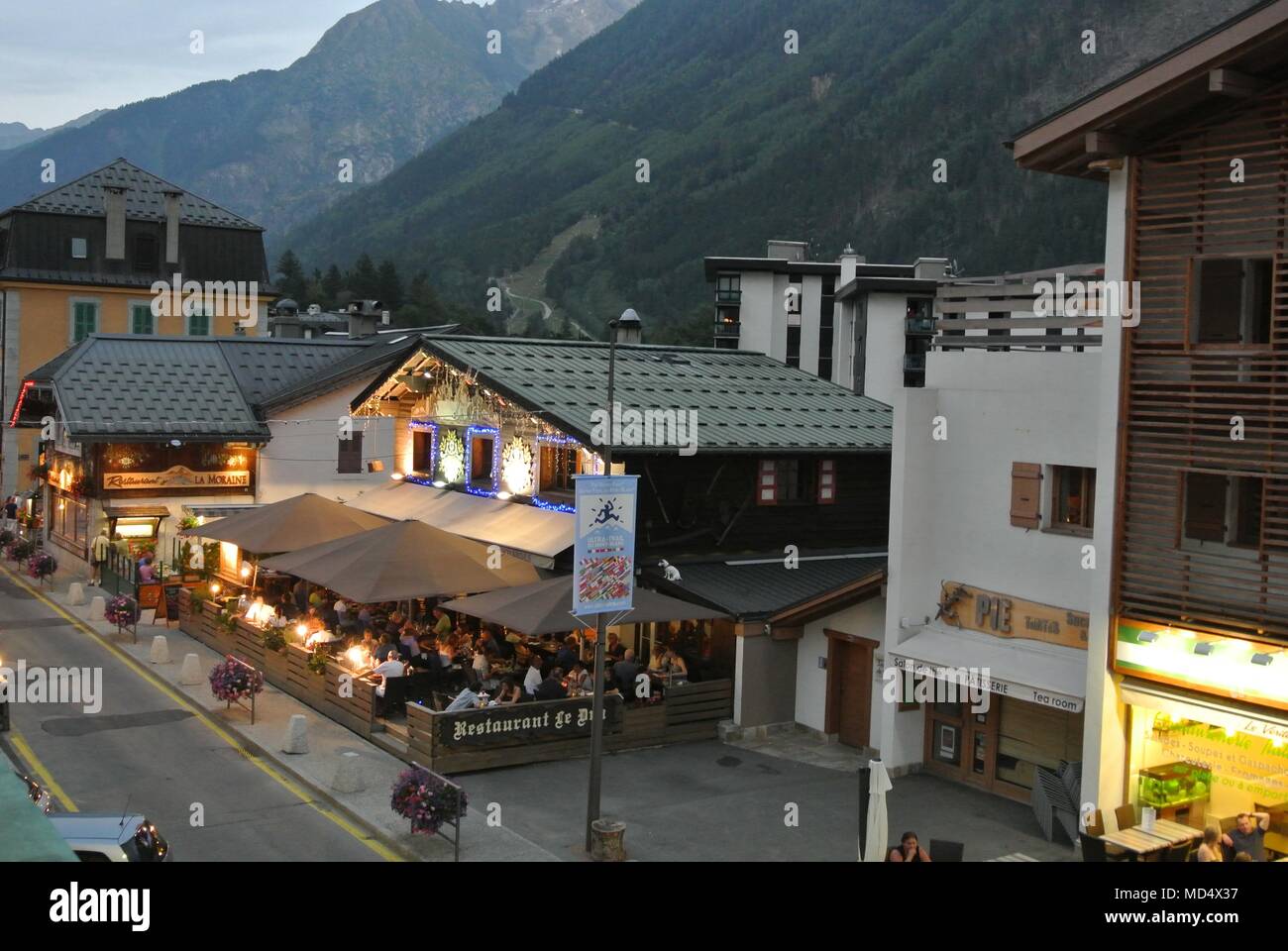 Chamonix, Mont Blanc, French Alps Stock Photo - Alamy