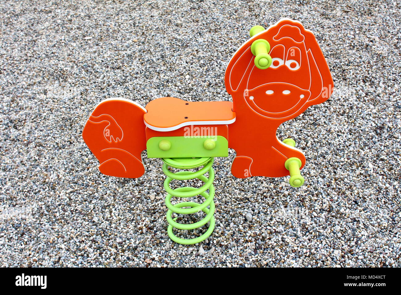 Pony spring rider swing hi-res stock photography and images - Alamy