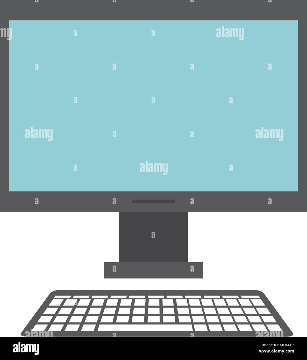 desktop computer isolated icon Stock Vector Image & Art - Alamy
