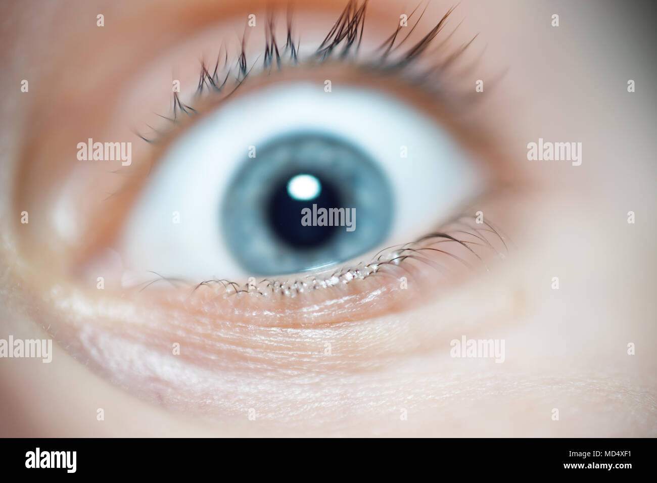 Woman dilated pupil hi-res stock photography and images - Alamy