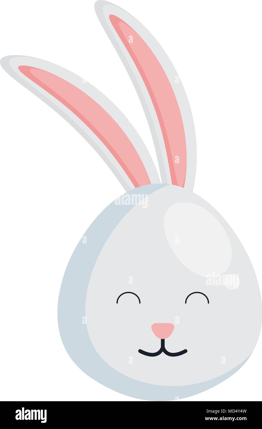 cute rabbit head character Stock Vector Image & Art - Alamy