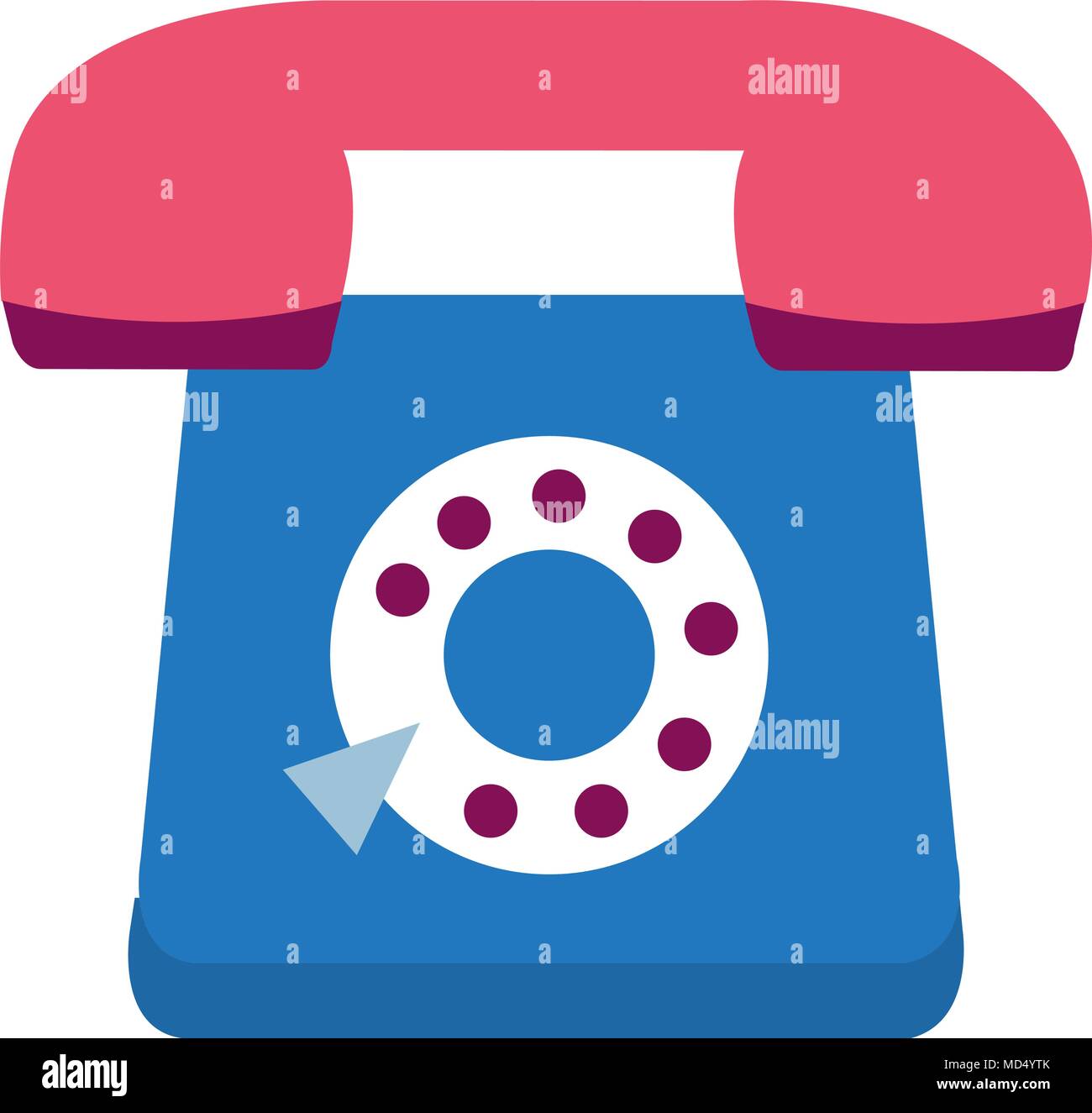 telephone service isolated icon Stock Vector Image & Art - Alamy