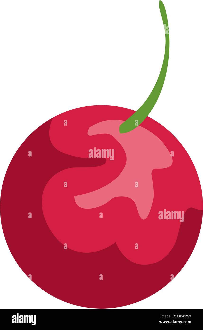 cherry fresh fruit icon Stock Vector Image & Art - Alamy