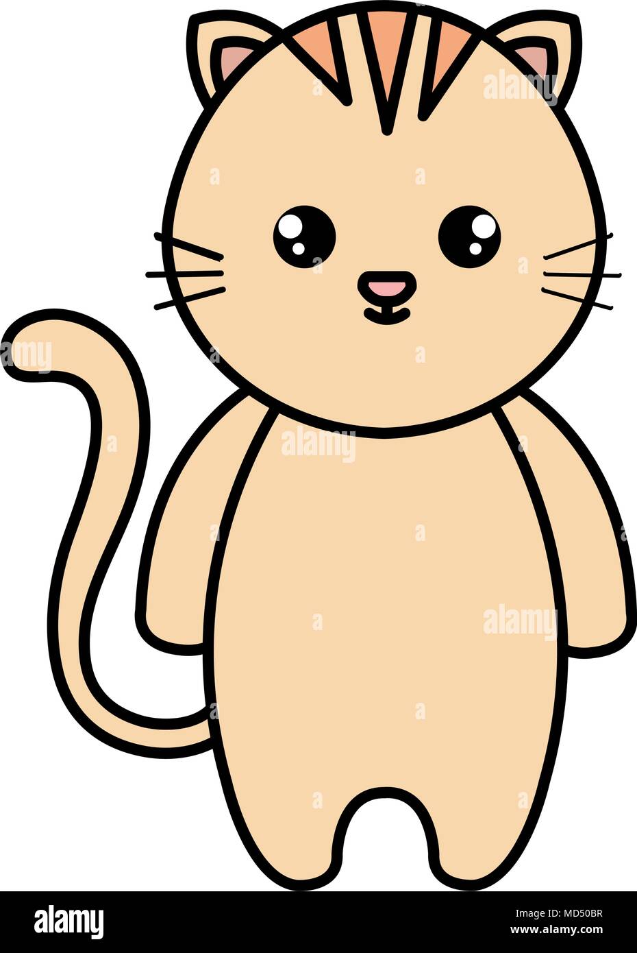 cute and little cat character Stock Vector Image & Art - Alamy
