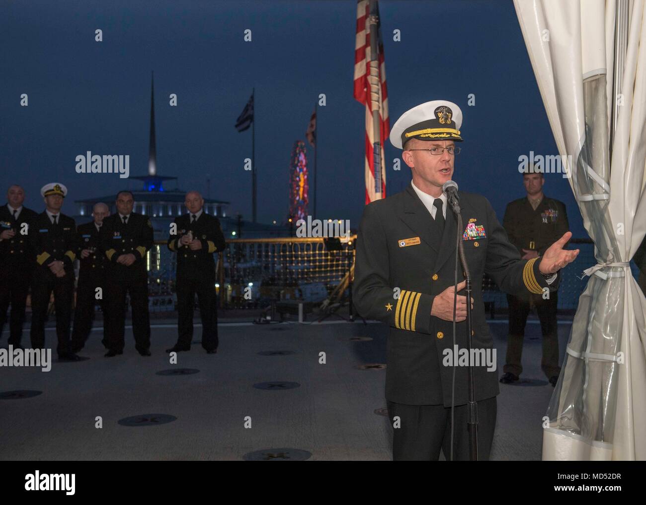 180318-N-PC620-0119 BATUMI, Georgia (March 18, 2018) Capt. Brian J ...