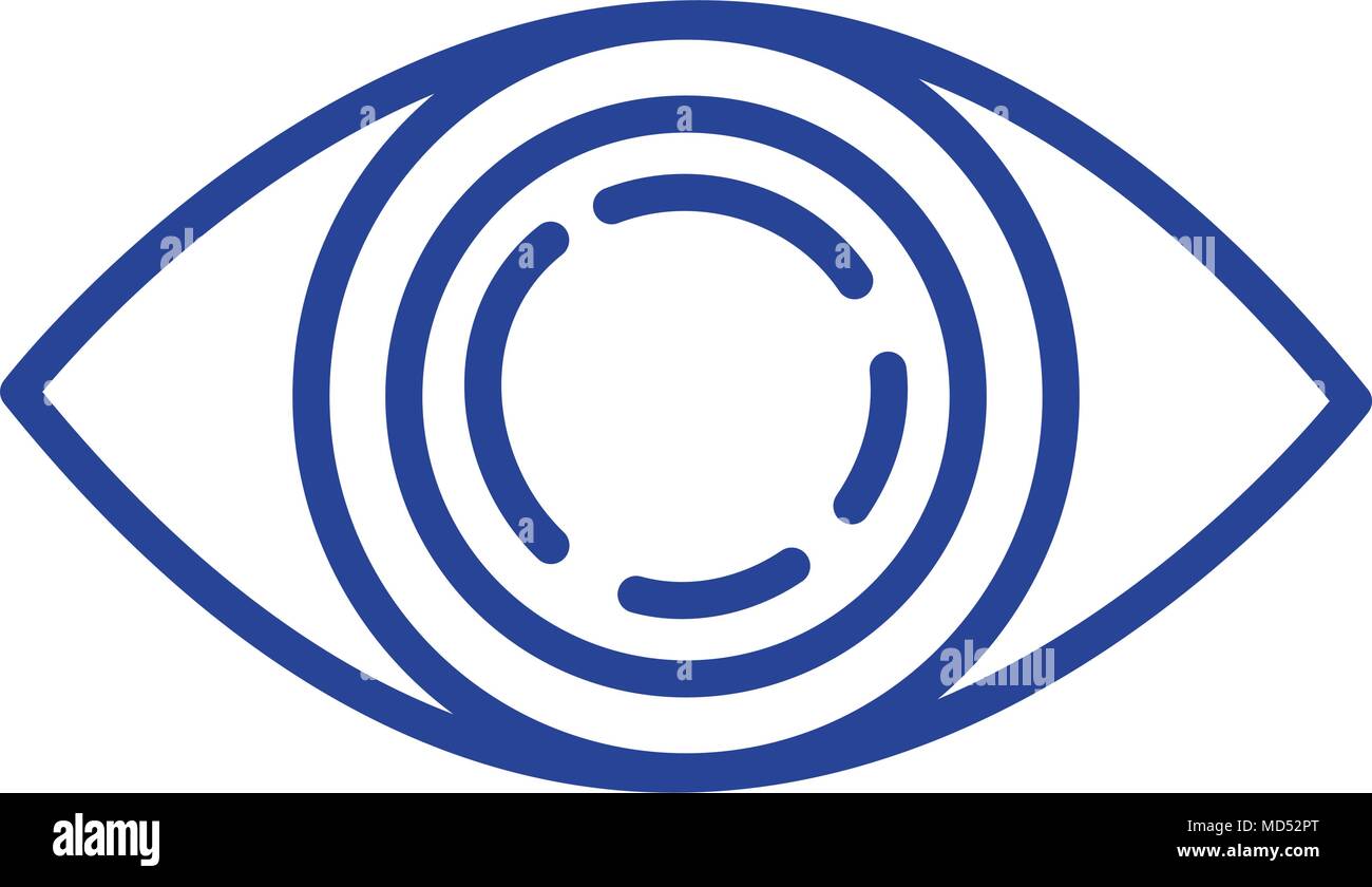 human eye isolated icon Stock Vector Image & Art - Alamy