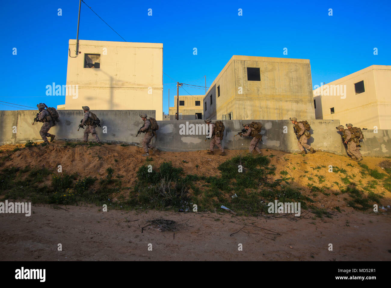 NATIONAL TRAINING CENTER, ISRAEL (March 13, 2018) U.S. Marines assigned ...