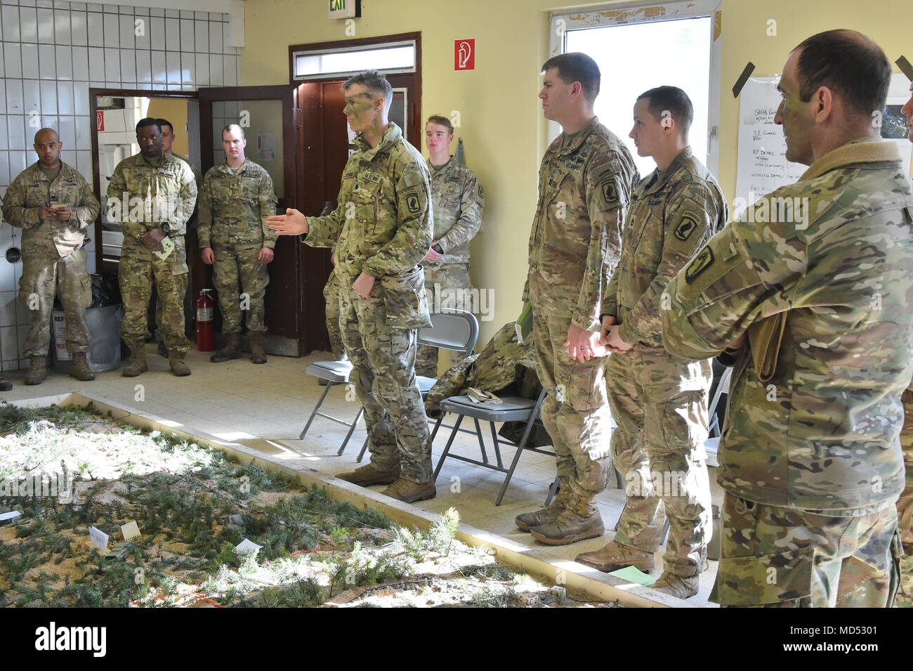 U.S. Army Lt. Col. Jim D. Keirsey, center, Commander of the 2nd ...