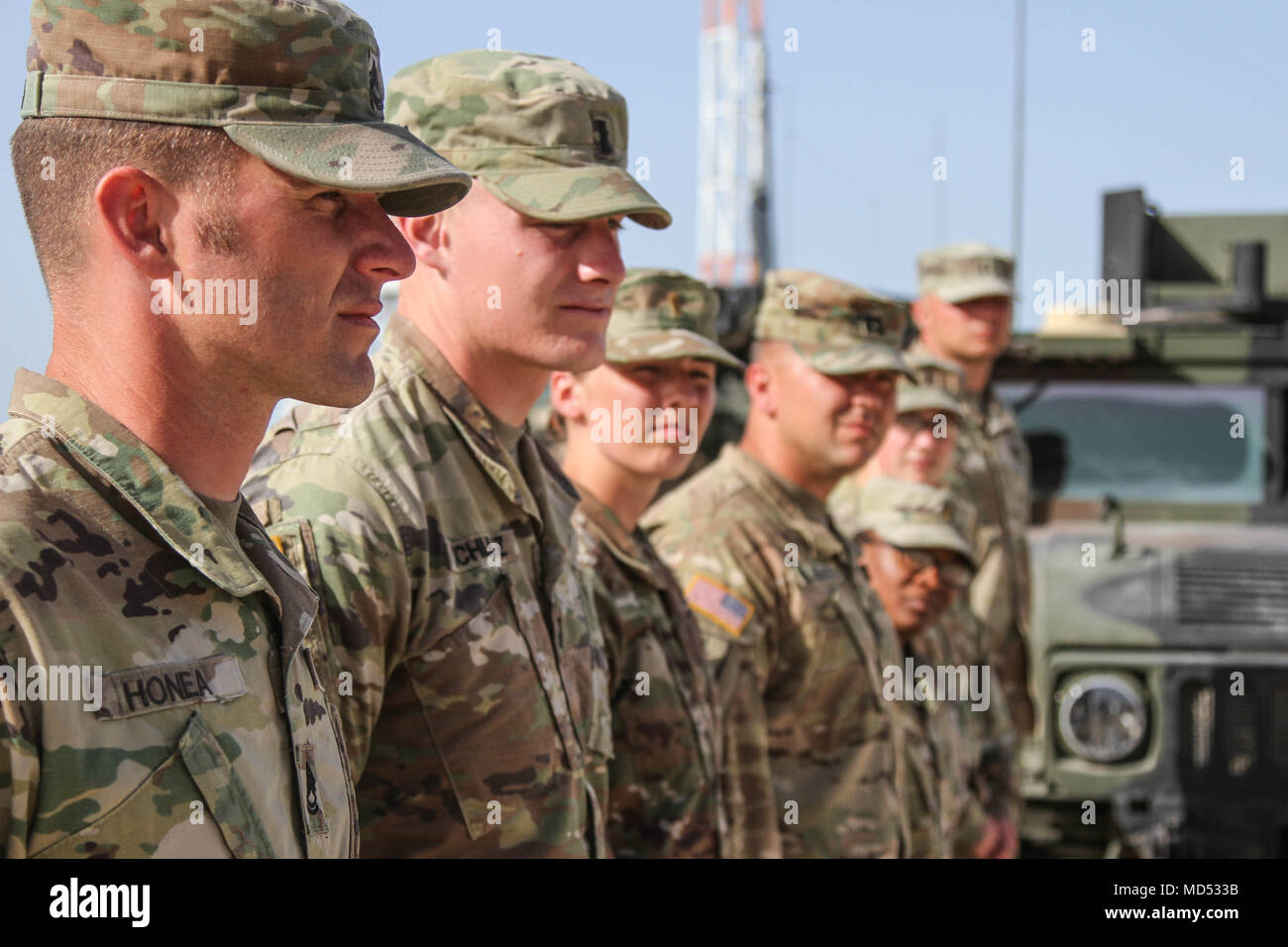 Soldiers of 5th Battalion, 7th Air Defense Artillery, 10th Army Air and ...
