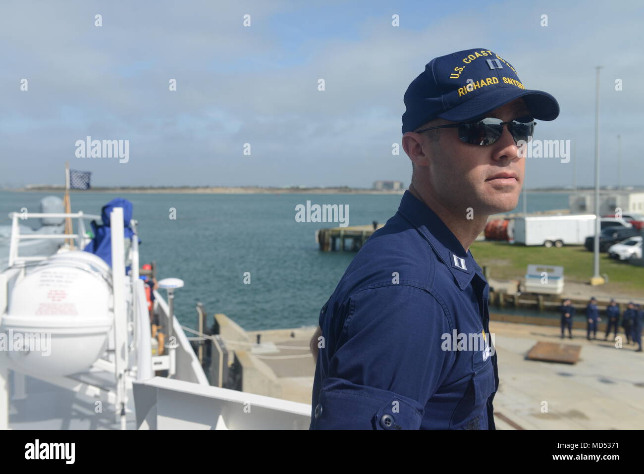Coast Guard Lt. Andrew Norberg, commanding officer of Cutter Richard ...
