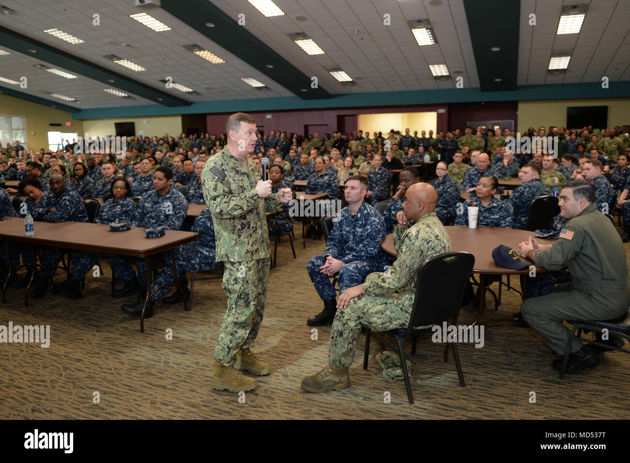 Vice Adm. Luke McCollum, Chief of Navy Reserve and Commander, Navy ...