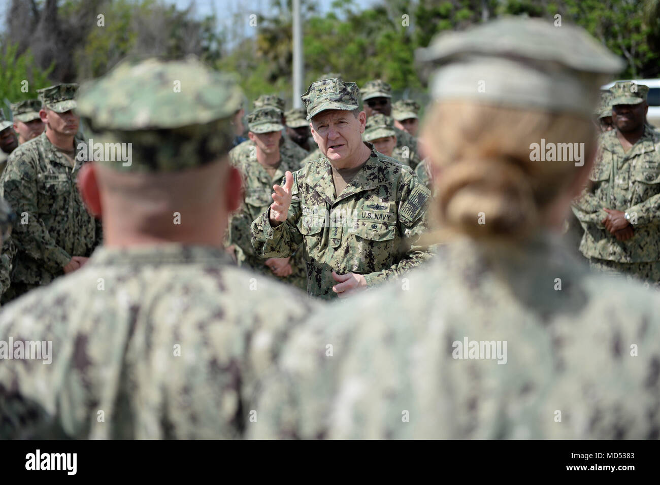 Vice Adm. Luke McCollum, Chief of Navy Reserve and Commander, Navy ...