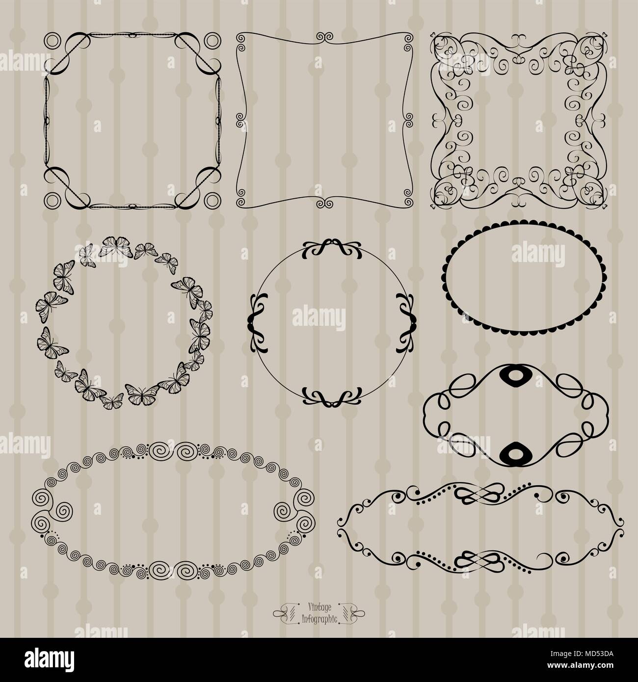 Chart and frames Stock Vector Images - Alamy