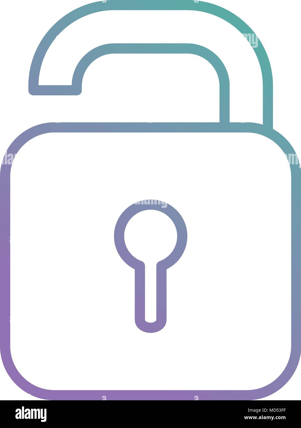 safe secure padlock icon Stock Vector Image & Art - Alamy