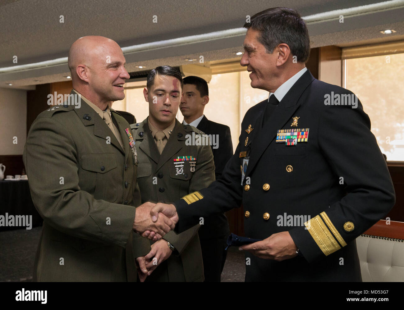 U.S. Commander of Marine Forces South Maj. Gen. David G. Bellon ...
