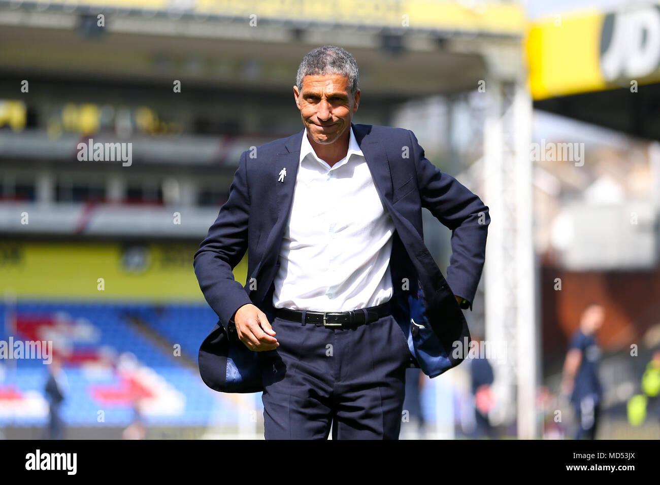 Brighton & Hove Albion manager Chris Hughton Stock Photo - Alamy