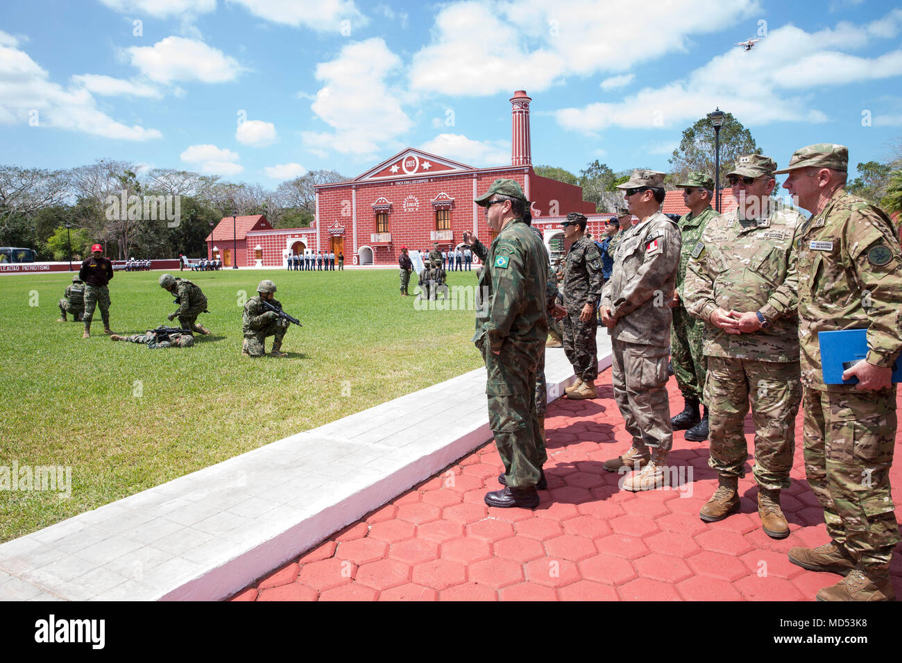 Mexican Infanteria De Marinas put on a display for leaders from several ...