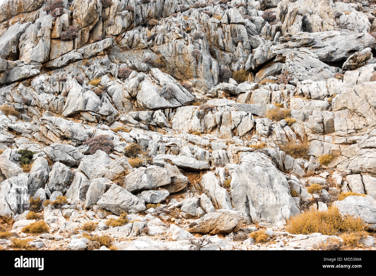 Rocky mountain landscape, Crete, Greece Stock Photo - Alamy