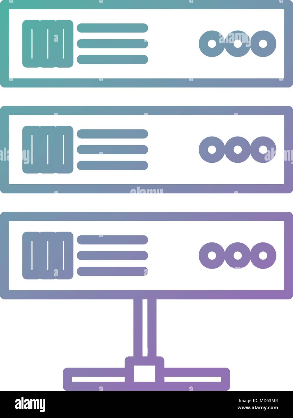 data center server icon Stock Vector Image & Art - Alamy
