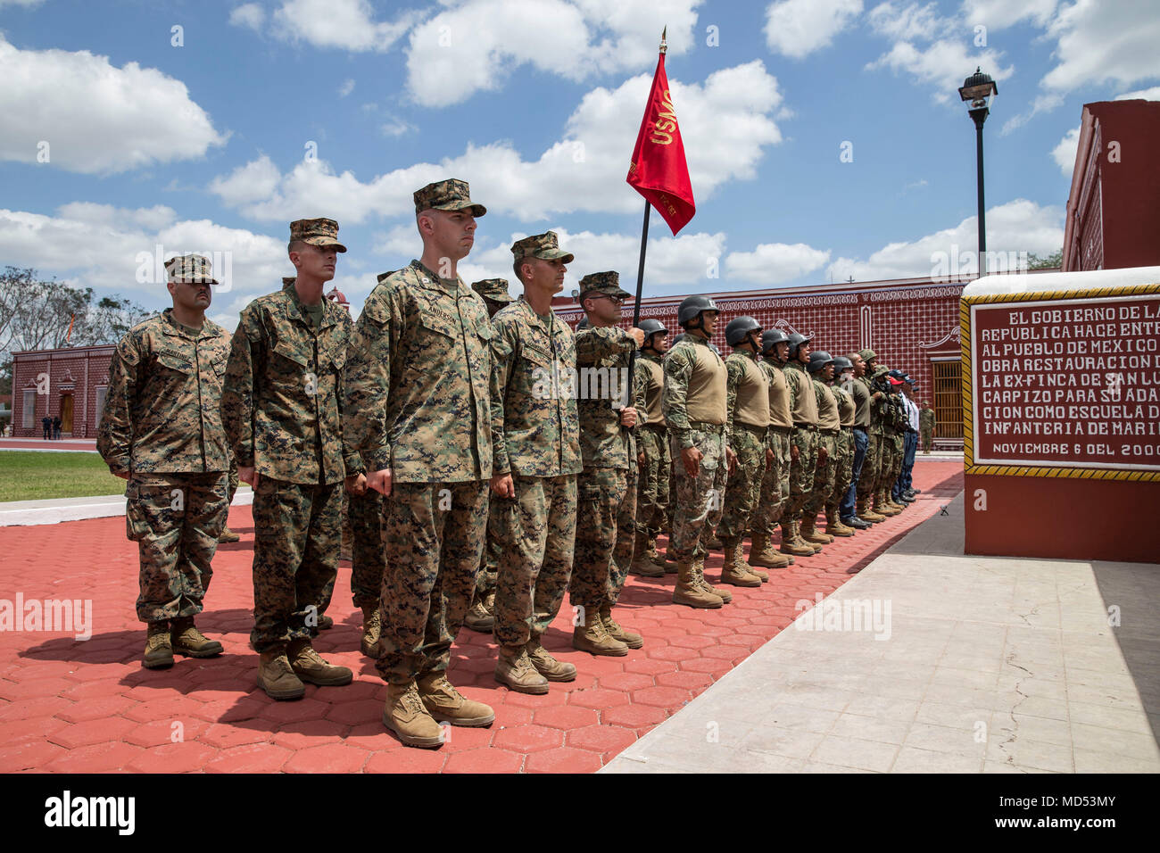 Mexican Infanteria De Marinas put on a display for leaders from several ...