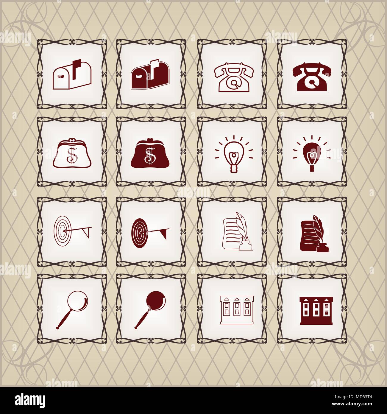 Communication vintage Stock Vector Images - Alamy