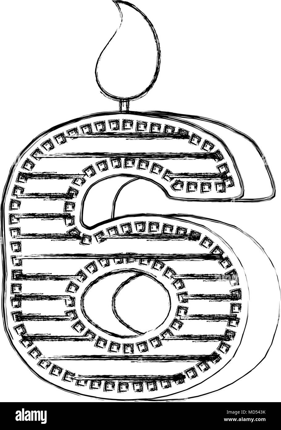 Six stand Stock Vector Images - Alamy