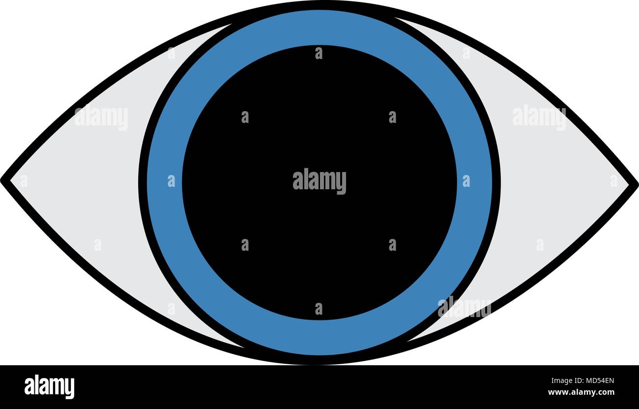 human eye isolated icon Stock Vector Image & Art - Alamy