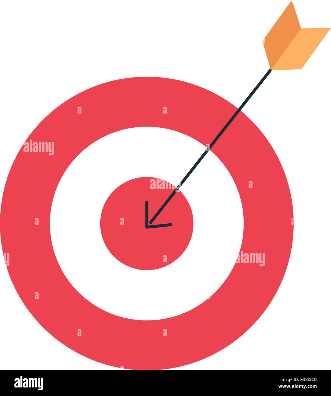 target with arrow icon Stock Vector Image & Art - Alamy