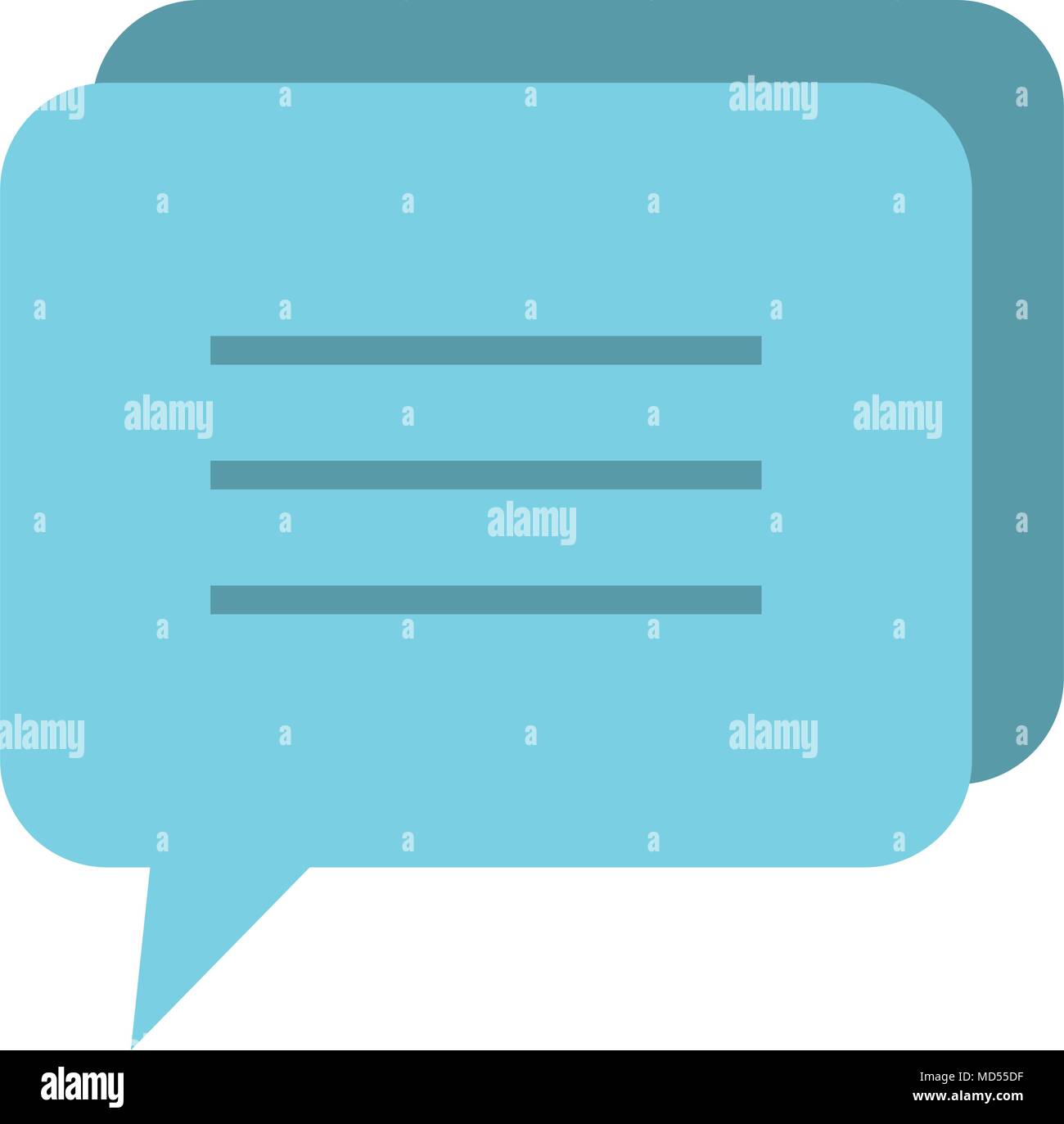 speech bubble message icon Stock Vector Image & Art - Alamy