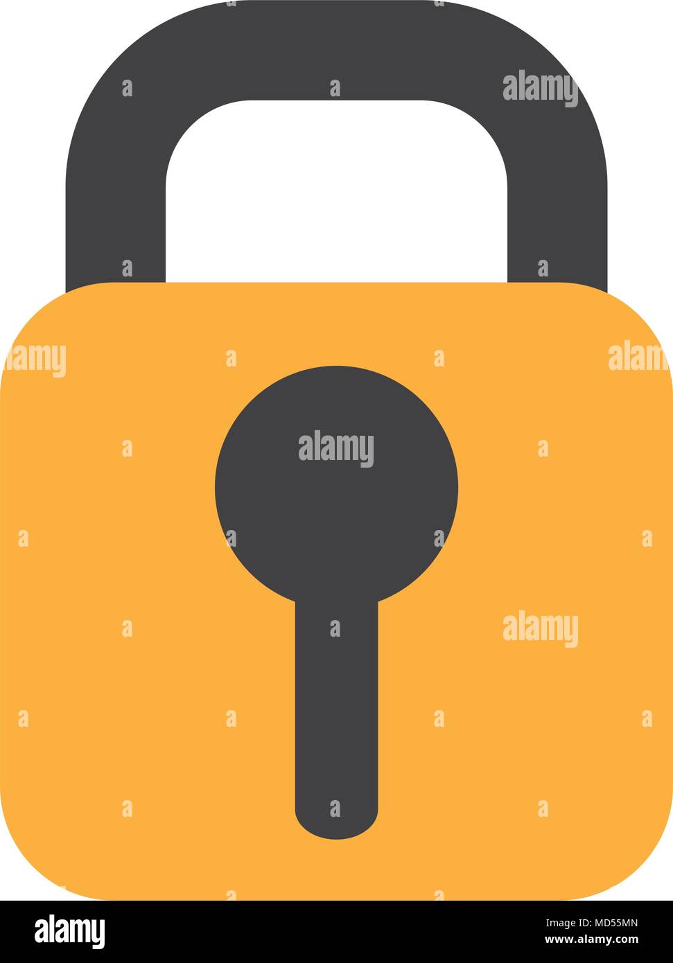 safe secure padlock icon Stock Vector Image & Art - Alamy