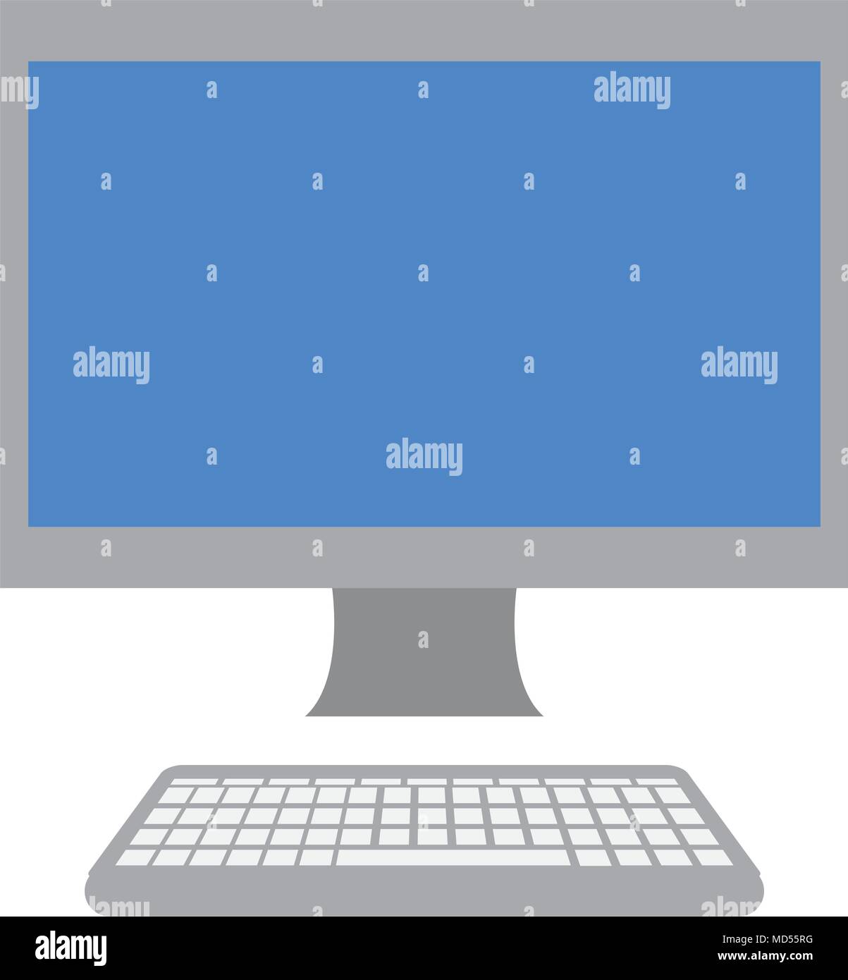 desktop computer isolated icon Stock Vector Image & Art - Alamy