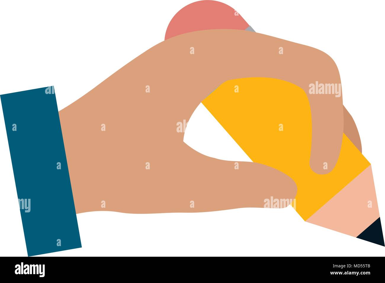 hand writing with pencil Stock Vector Image & Art - Alamy