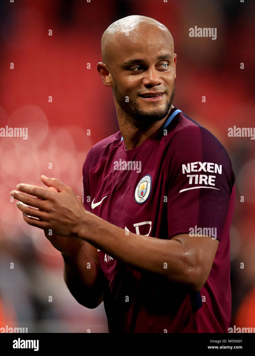 Manchester City's Vincent Kompany Stock Photo - Alamy