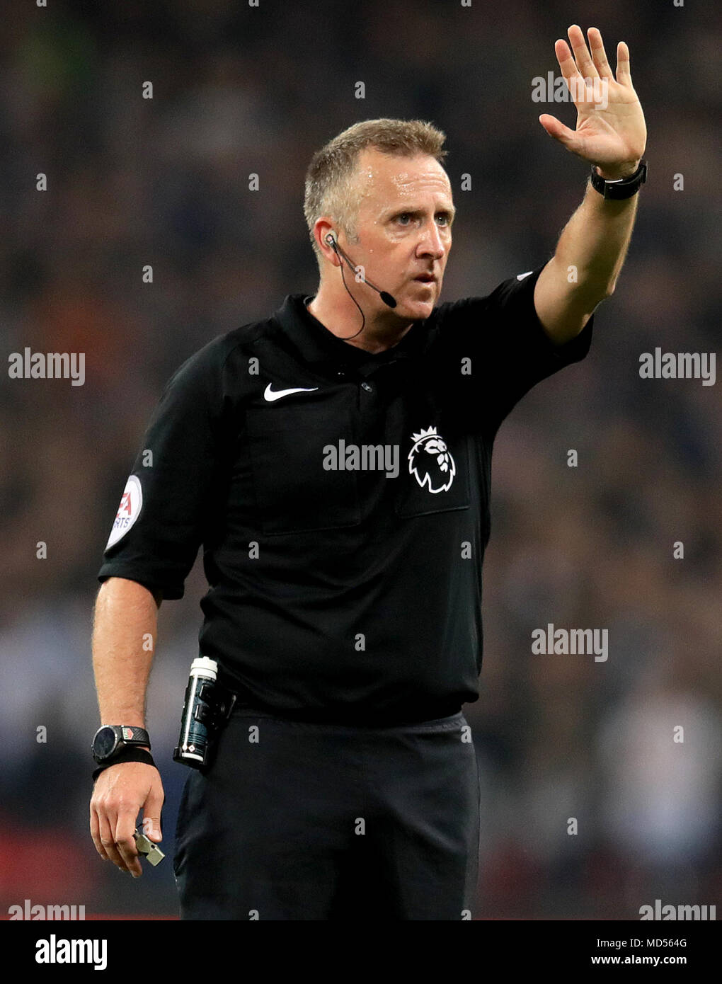 Match referee Jon Moss Stock Photo - Alamy